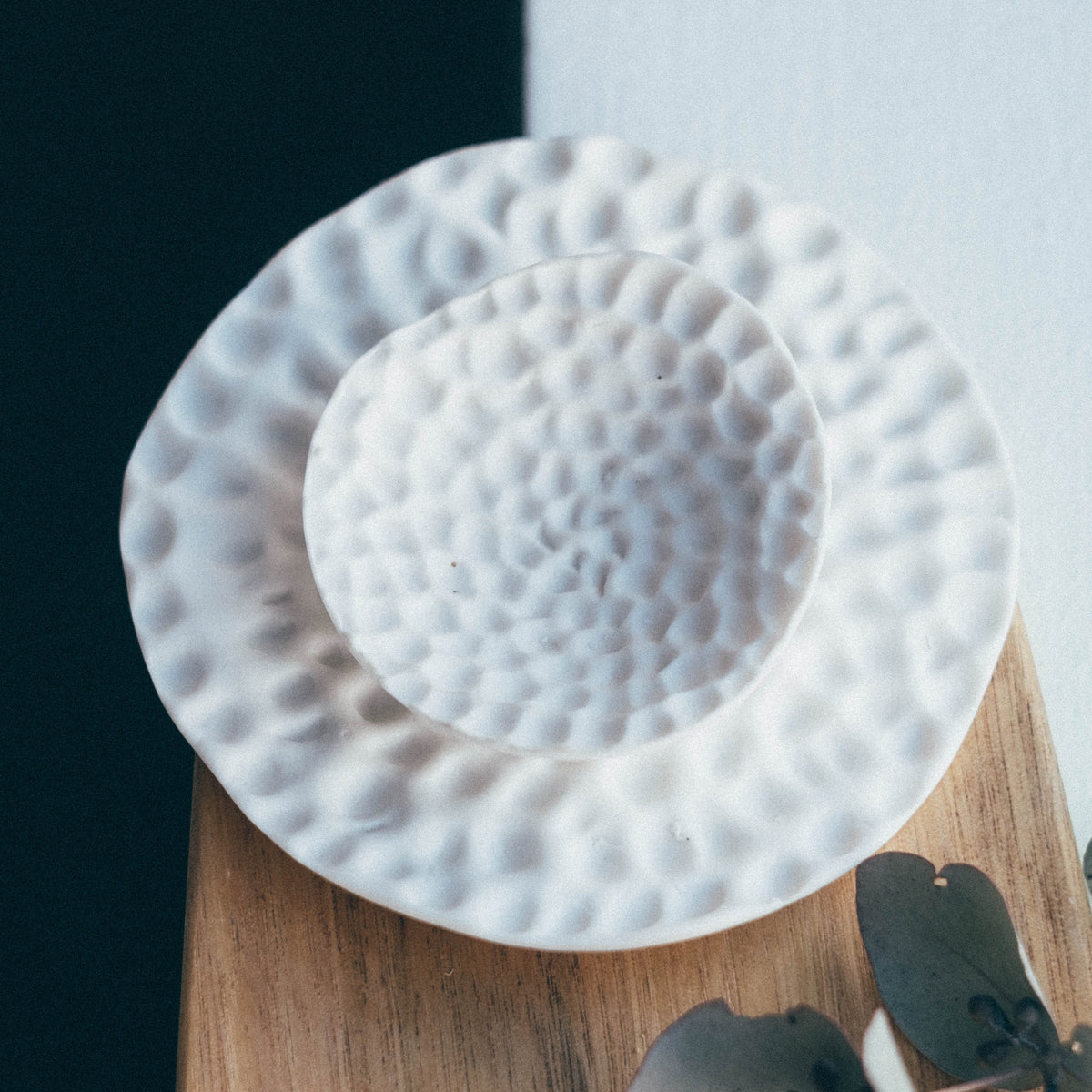 Porcelain Tiny Pinched Plate – Craft + Design Canberra